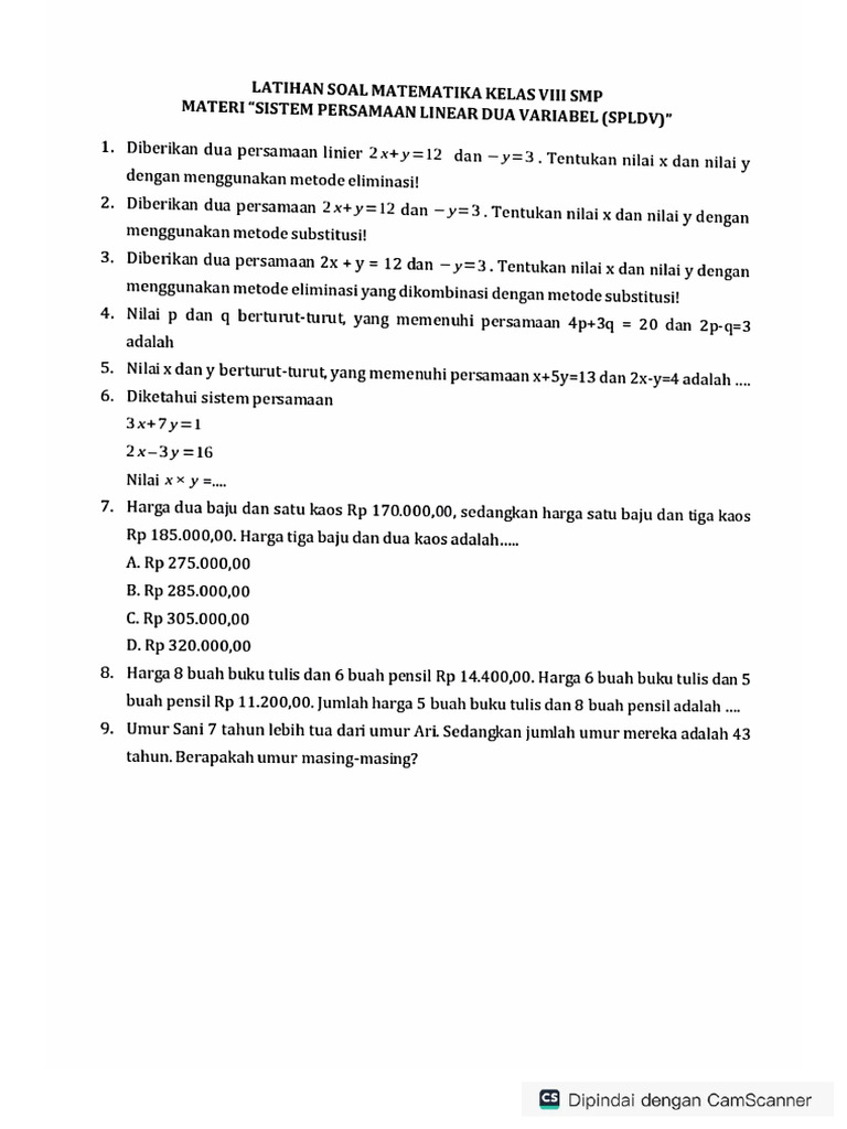 Matematika 8 Part 2 | PDF