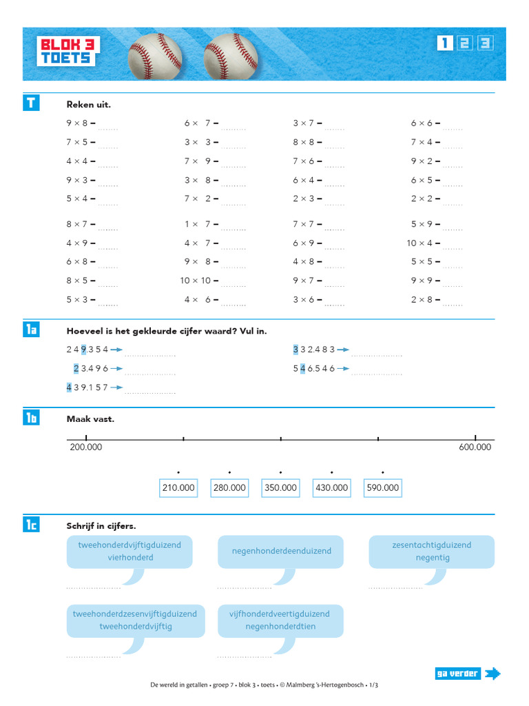 Blok 3 Oefentoets S | PDF