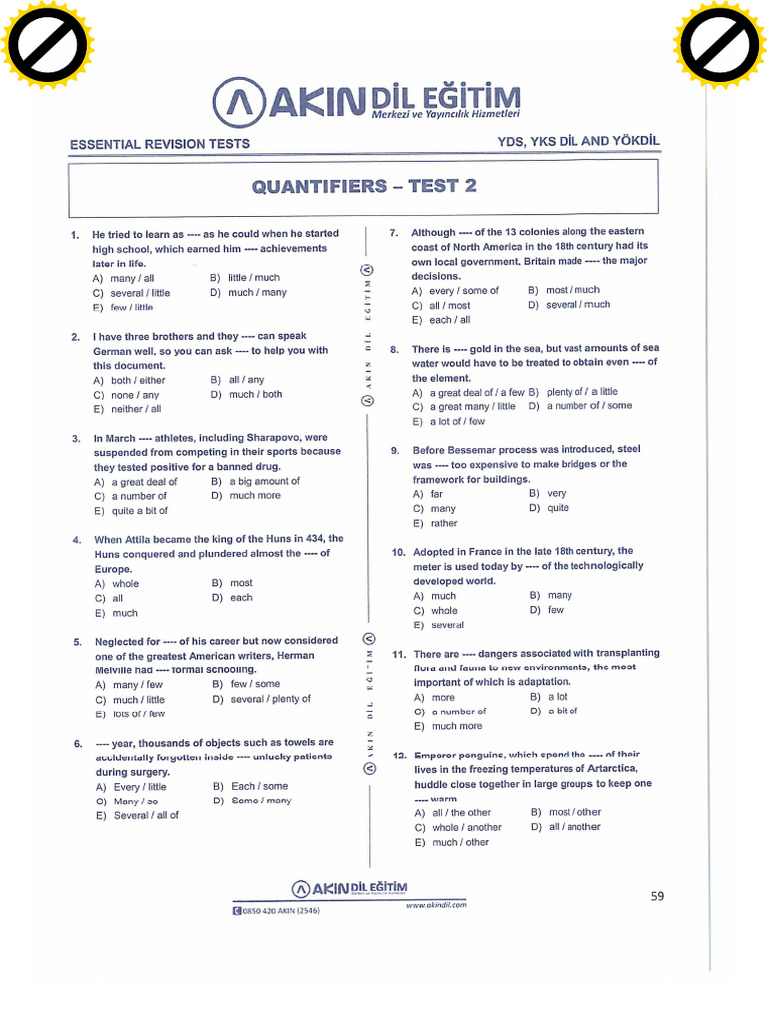 Quantifiers 2 Pdf