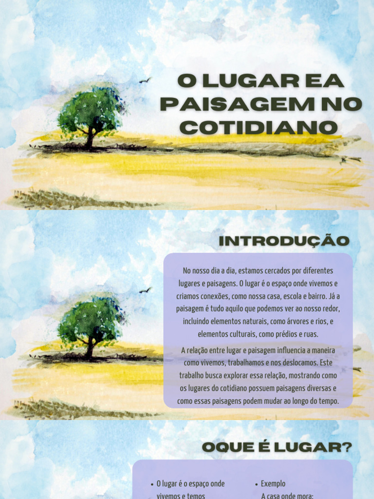 Blue Purple Landscape Painting Group Project Presentation - 20250403 ...