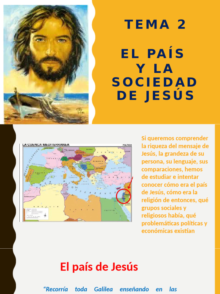 Tema 2 Contexto Historico de Jesus | PDF | Jesús | Pascua de Resurrección