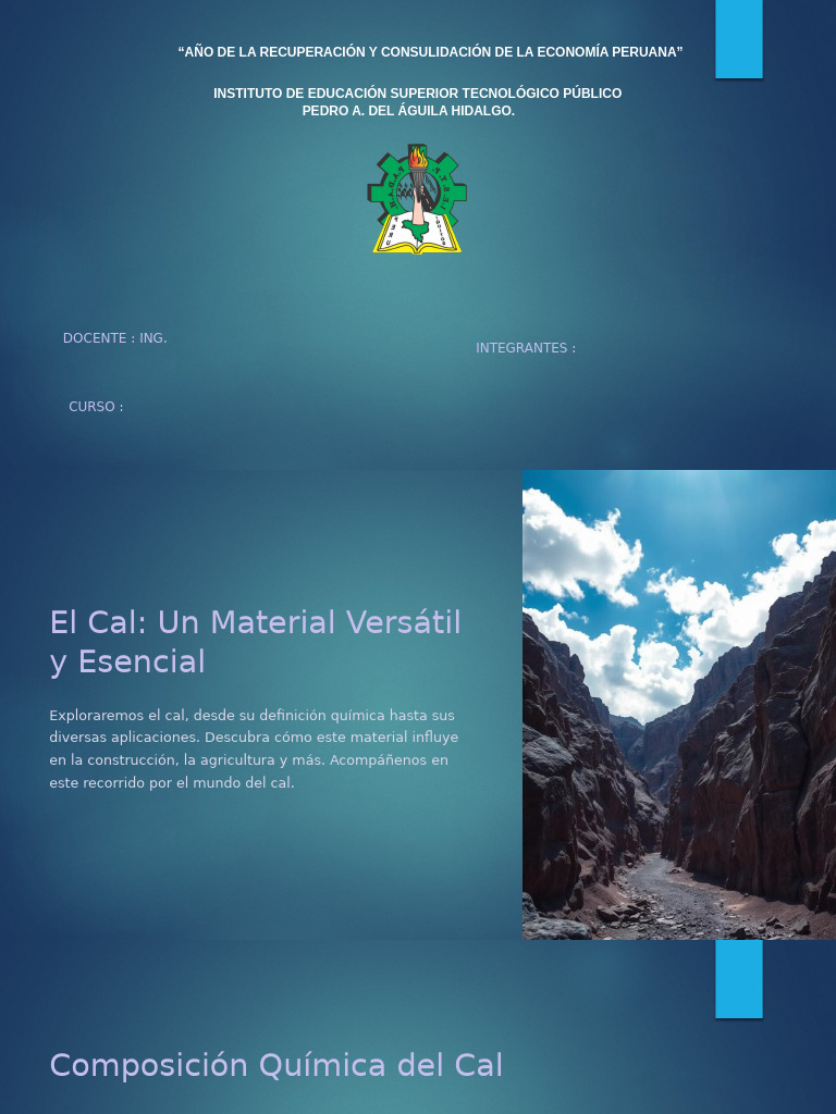 El Cal Un Material Versatil y Esencial | PDF | Lima (Material) | Materiales