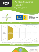 Isqm 1 | PDF | Governance | Risk