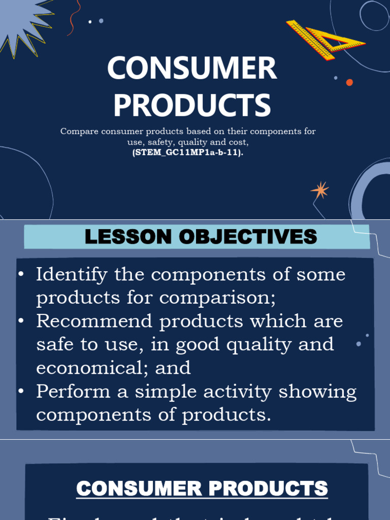Comparing Consumer Products Safely | PDF