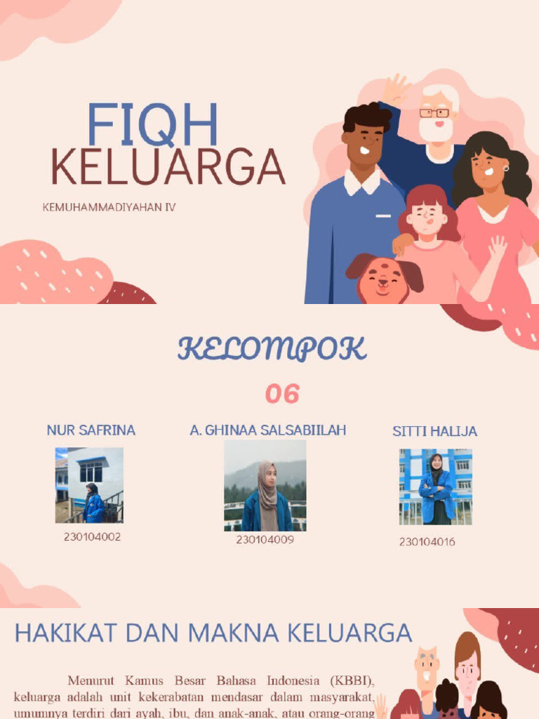 Ppt Fiqh Keluarga Kelompok 6 | PDF