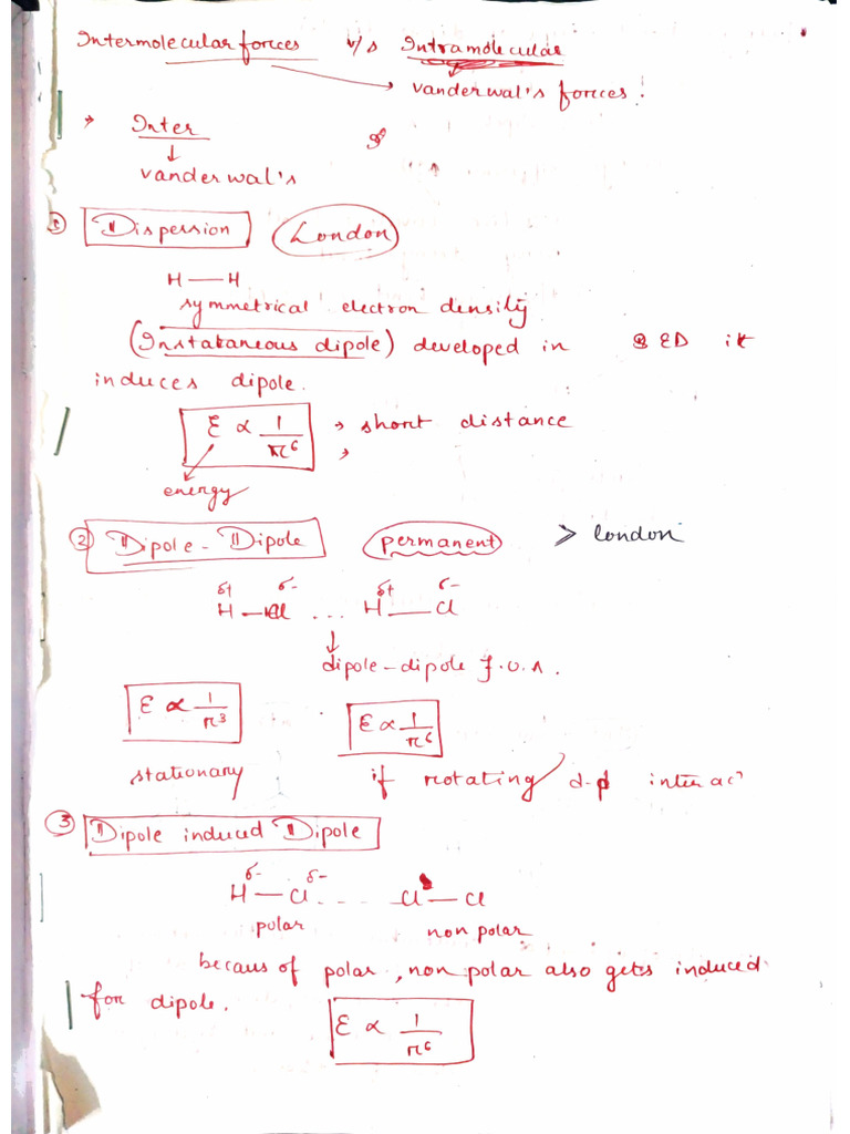 States of Matter High Class Note | PDF