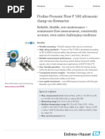 Endress-Hauser Proline Promag P 300 5P3B EN | PDF | Flow Measurement ...