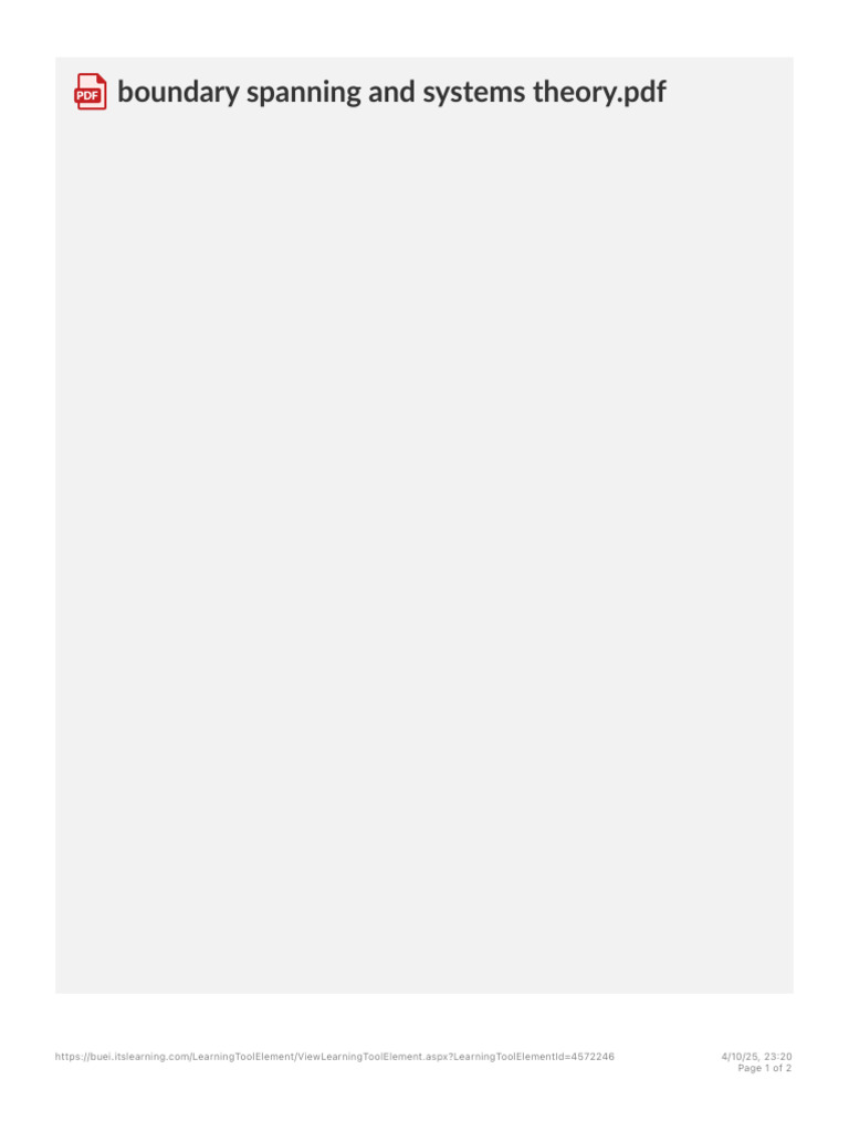 Boundary Spanning and Systems Theory.pdf | PDF