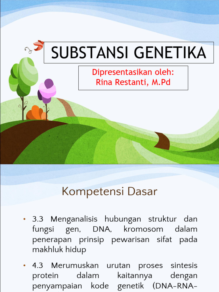 SUBSTANSI GENETIKA_lanjutan | PDF