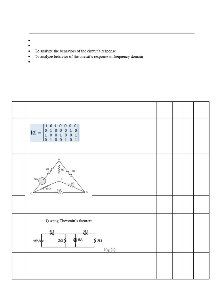 Networks Analysis and Synthesis Course | PDF | Electrical Network | Network Analysis (Electrical ...