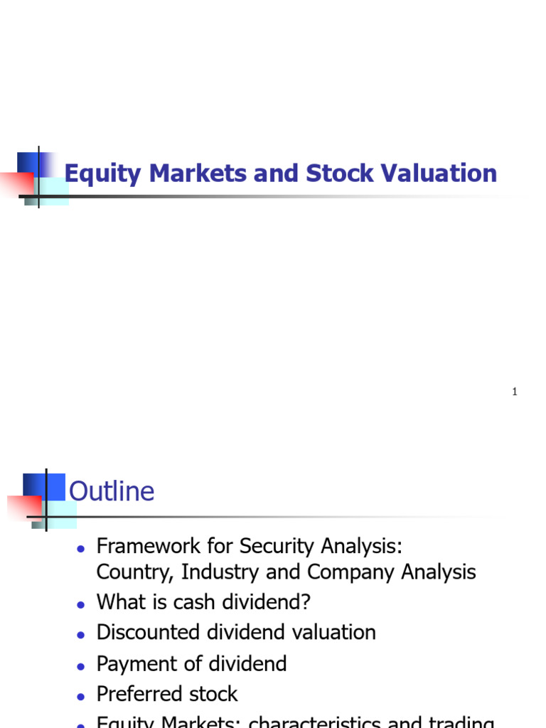 Stock Valuation and Dividend Analysis | PDF | Price–Earnings Ratio | Stocks