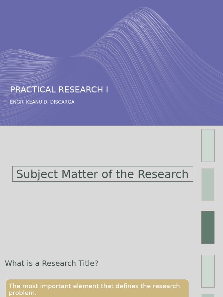 Practical Research I Module 5 | PDF | Sampling (Statistics ...
