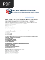 Kumpulan Latihan Soal Osn Ips Tingkat SD | PDF