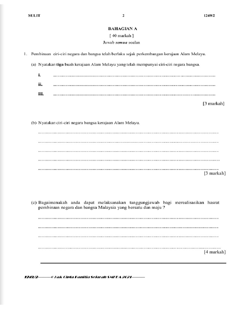 Sejarah Form 4 | PDF