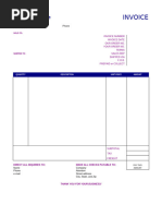 Ambulance Service Invoice: Company Name | PDF