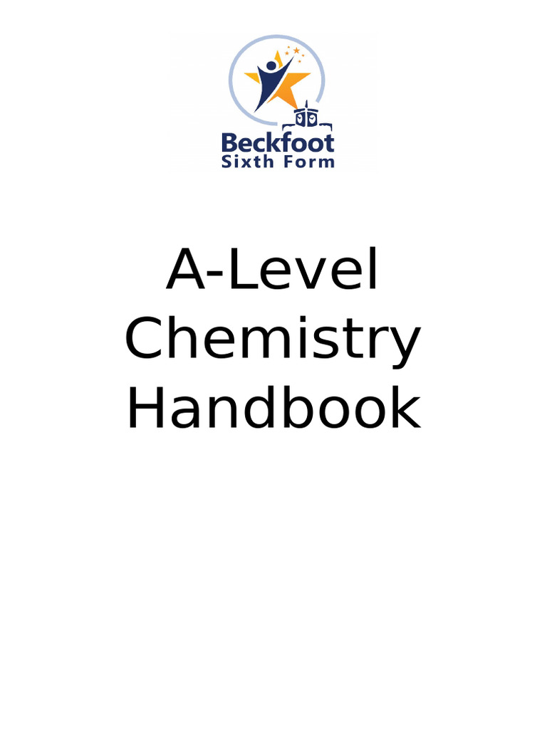 A-Level Chemistry Handbook | PDF | Chemical Bond | Mole (Unit)