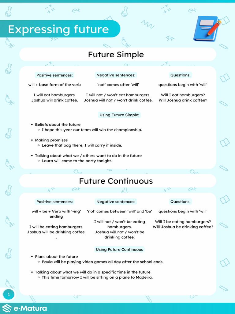 Expressing Future Jegyzet | PDF