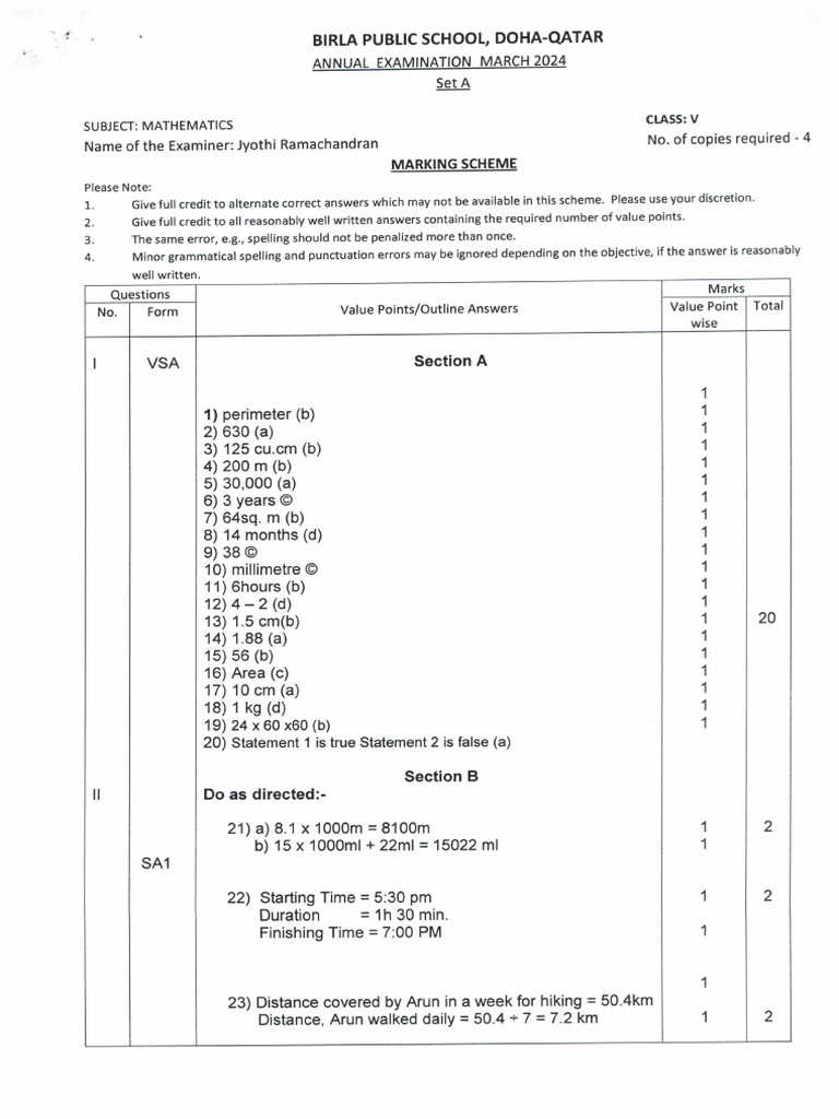 MATHEMATICS SET A0001 | PDF