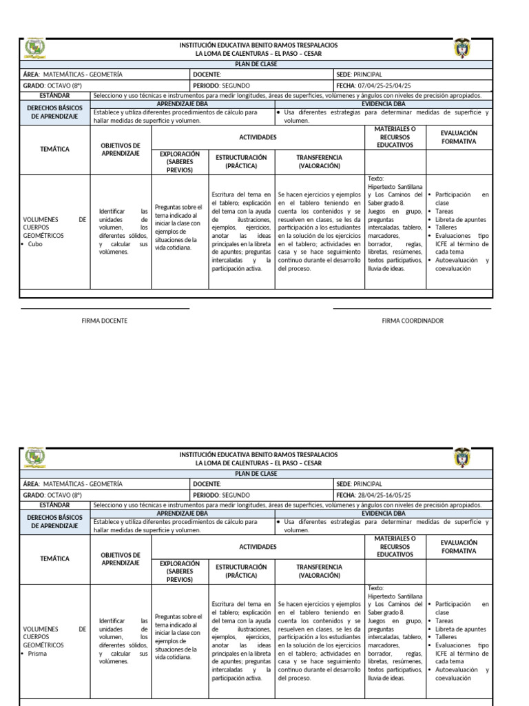 GEOM._8°_PER2 | PDF | Volumen | Geometría