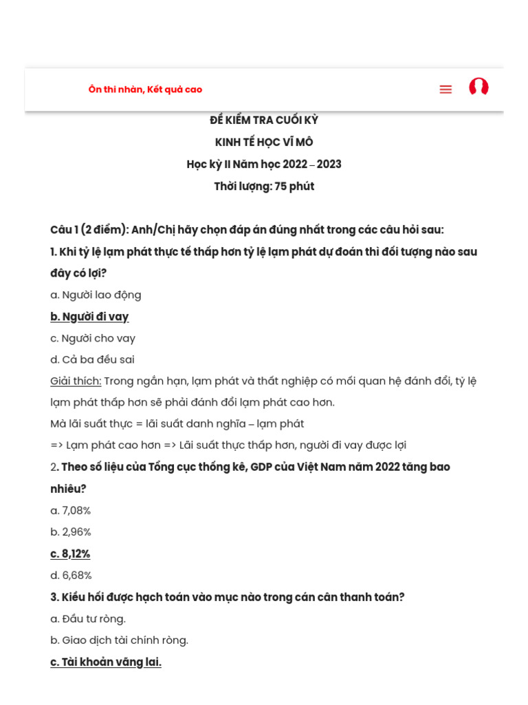 ĐỀ ÔN THI CUỐI KỲ SỐ KTVM của OTSV | PDF