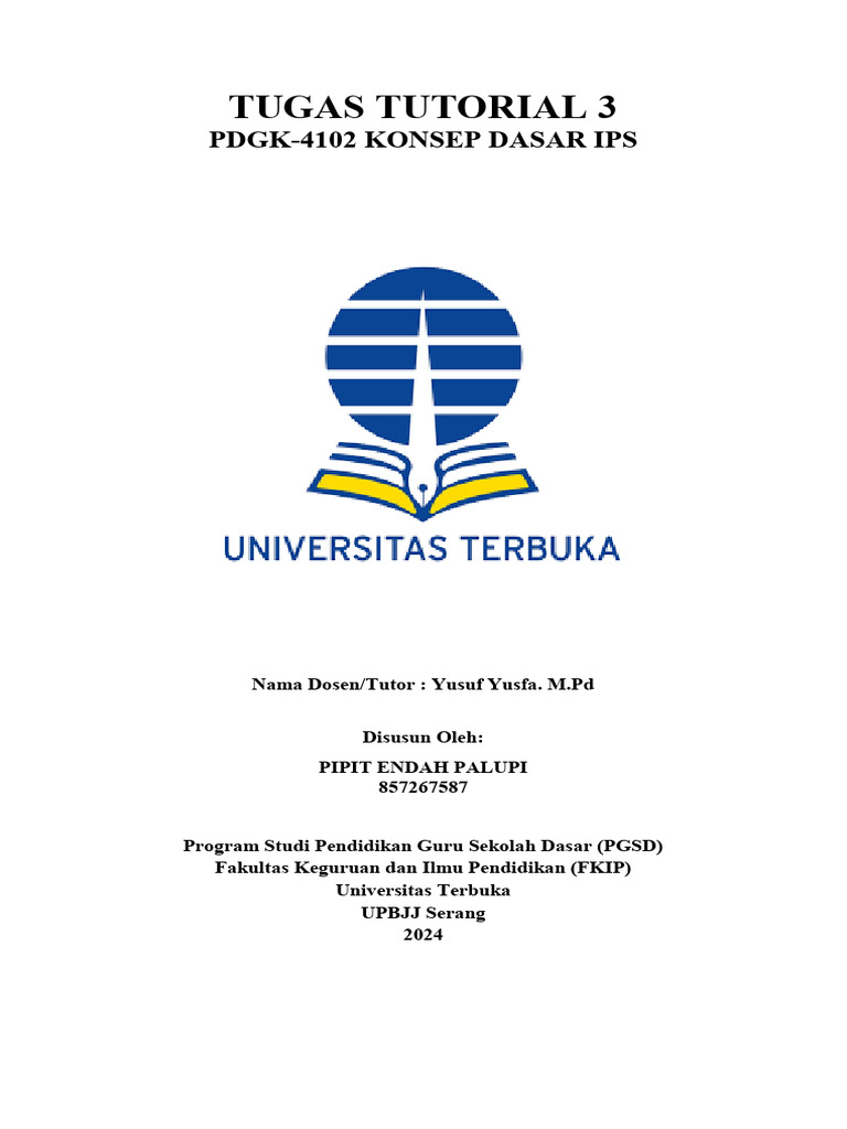 Tugas 3 Konsep Dasar Ips | PDF