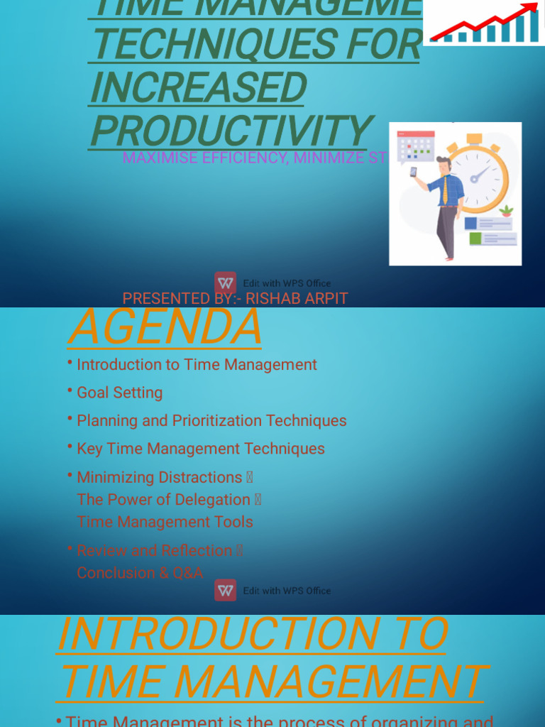 Ppt on Time management techniques for inccresed productivity | PDF ...