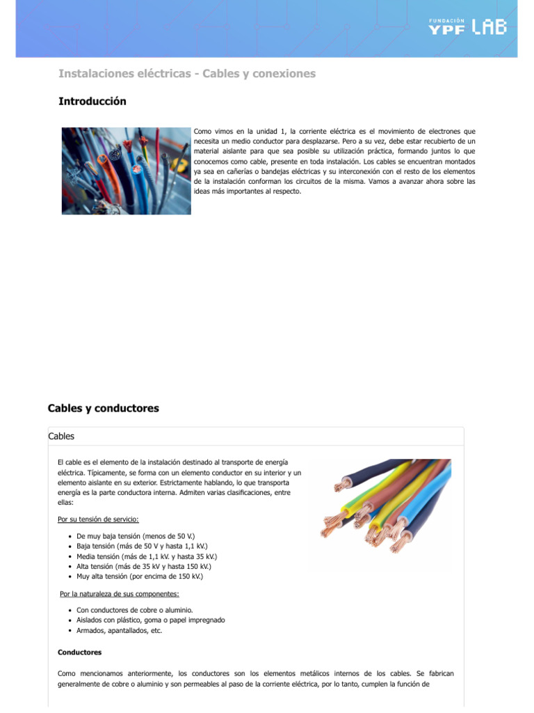 Unidad 3 p1 - Cables y Conectores | PDF | Enchufes y tomas de corriente ...