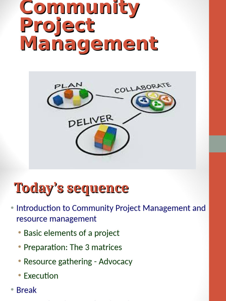 Community Project Management Guide | PDF | Project Management | Matrix ...