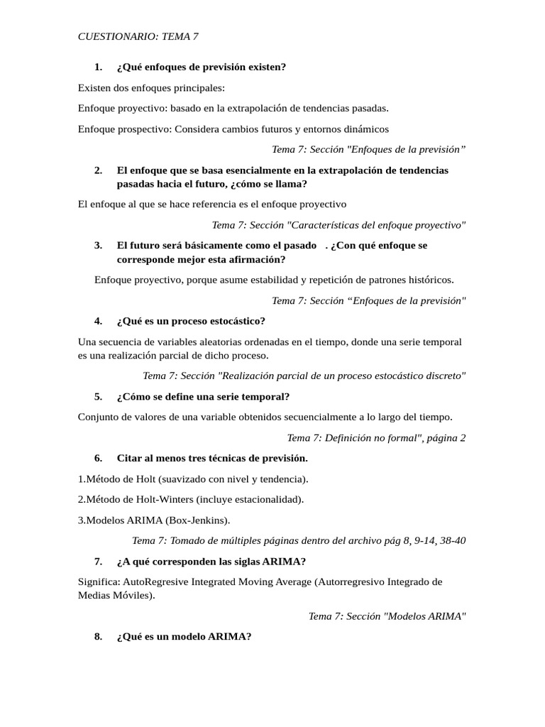 Cuestionario Tema7 | PDF