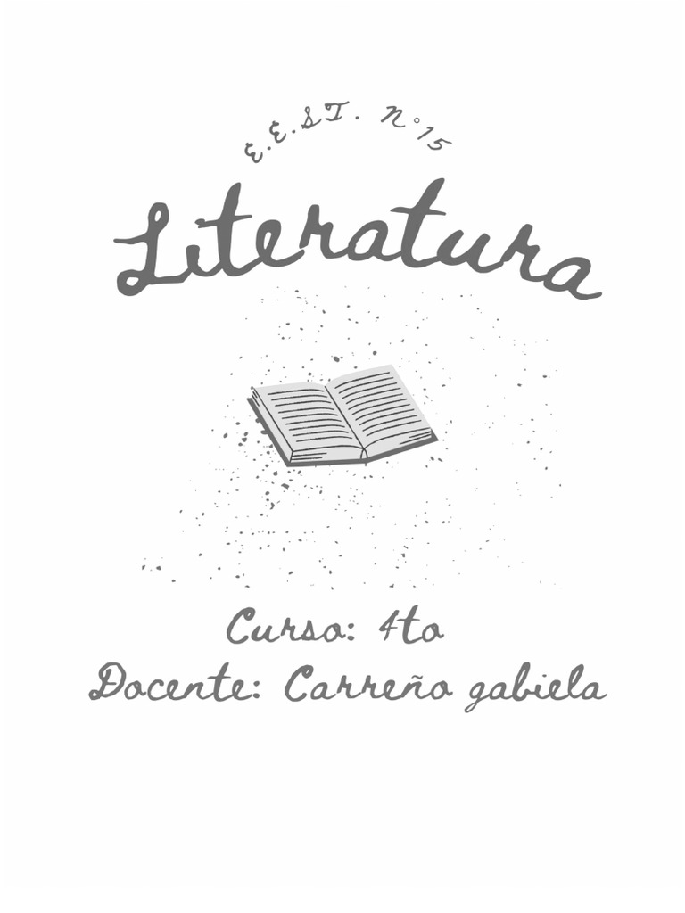 Cuadernillo Unidad I (Concepto de Literatura) | PDF
