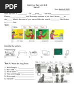 Spelling and Sentence Dictation Guide | PDF