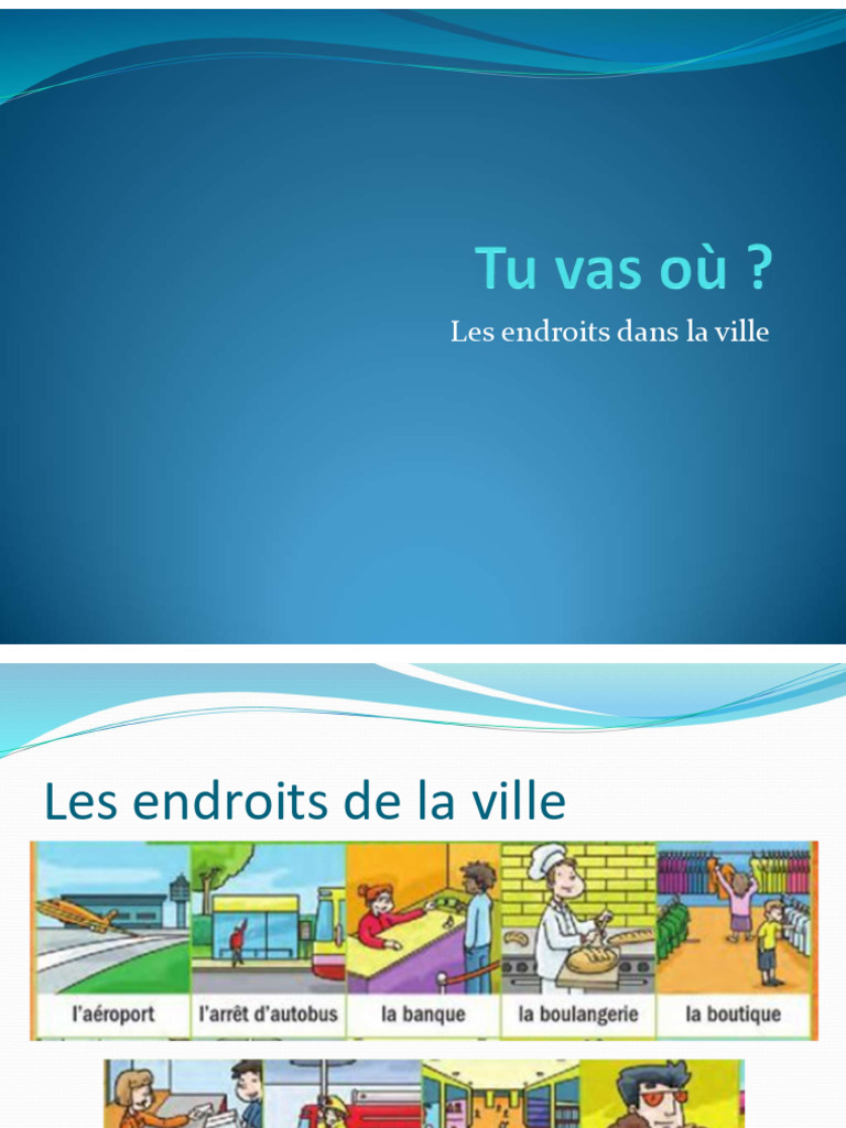 Les endroits de la ville | PDF