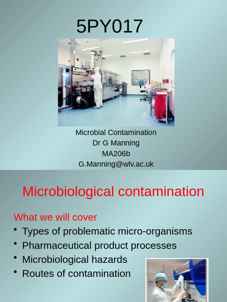 Microbial+Contamination GM | PDF | Pathogen | Bacteria