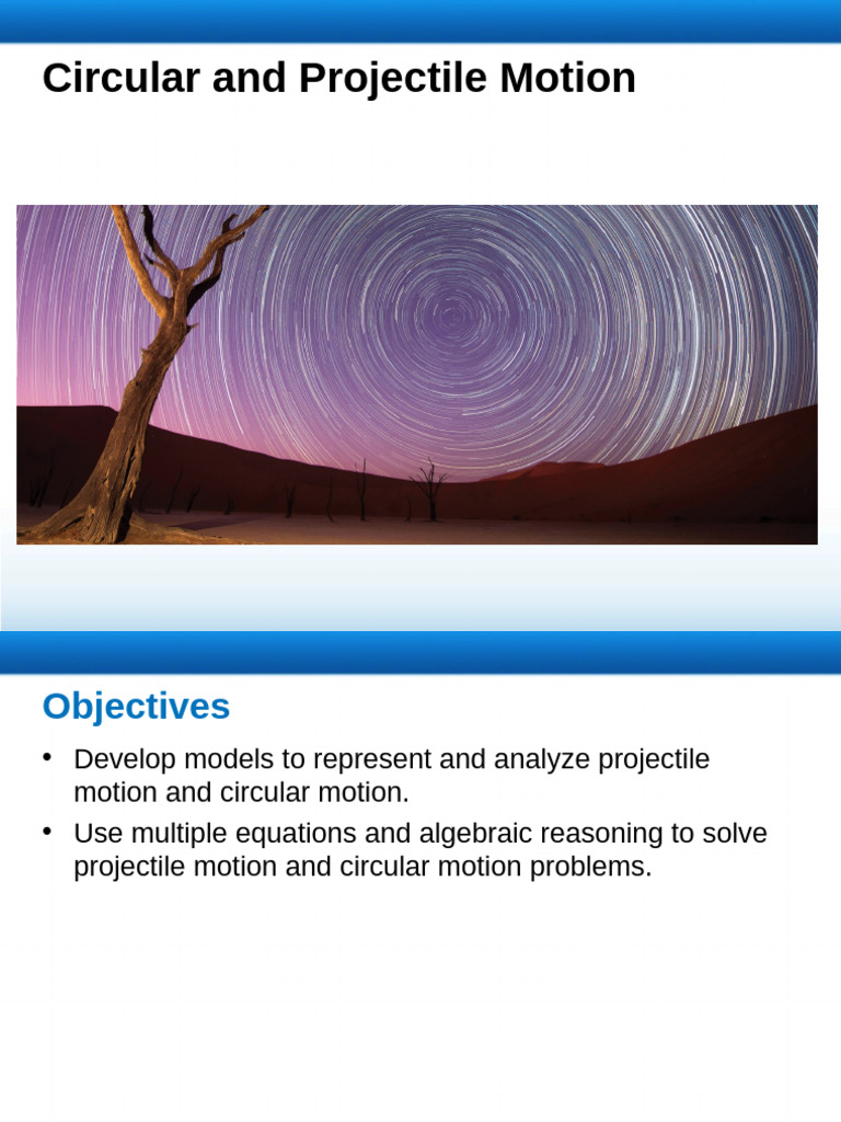 G9 Circular and Projectile Motion | PDF