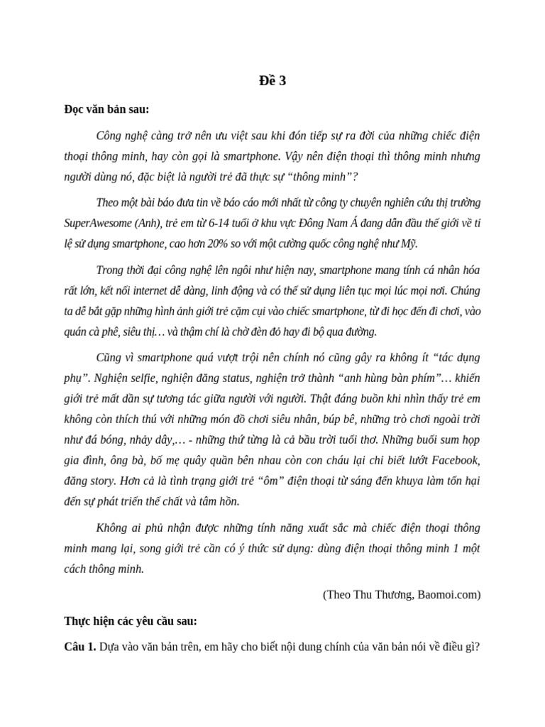 VBTT-ĐỀ 3+4 | PDF