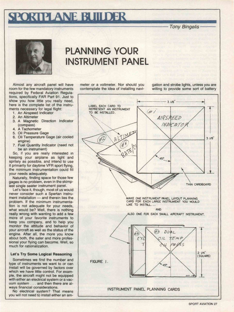 Designing Your Aircraft Instrument Panel | PDF | Aircraft | Aerospace
