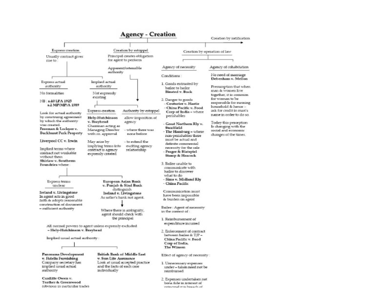 Agency Creation Chart | PDF