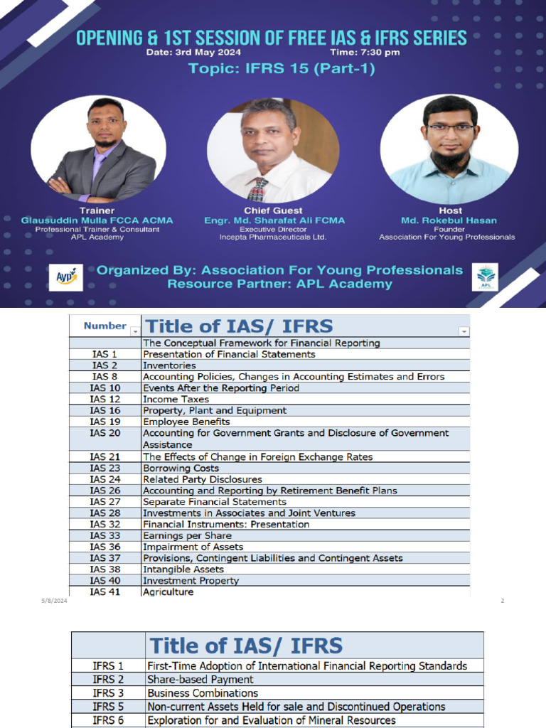 Understanding IFRS 15 Revenue Recognition | PDF | International ...