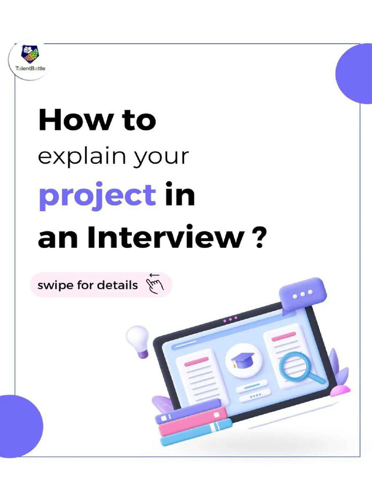 How To Explain Your Project in An Interview | PDF