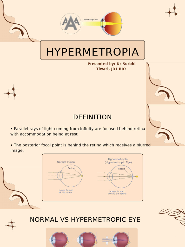 Understanding Hypermetropia: Causes & Treatment | PDF | Ophthalmology ...