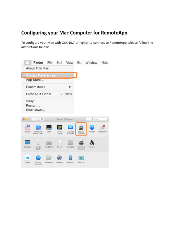 Configuring Your Mac For RemoteApp | PDF
