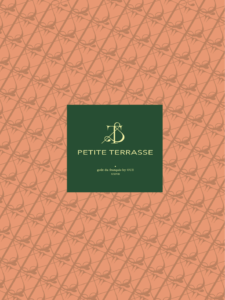 Petite Terrasse Menu Highlights | PDF | Lunch | Desserts
