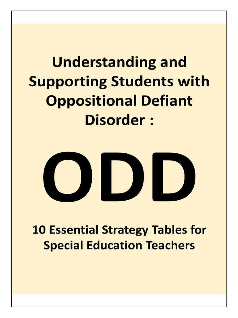 ODD | PDF