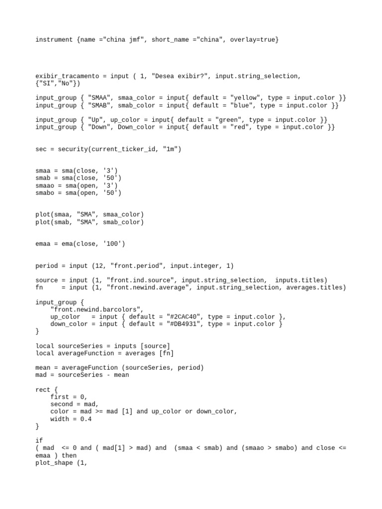 CHINA SCRIPT IQOPTION @INDICADORESGRATIS (2) | PDF