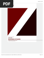 IGCSE Business Studies - Formula Sheet | PDF