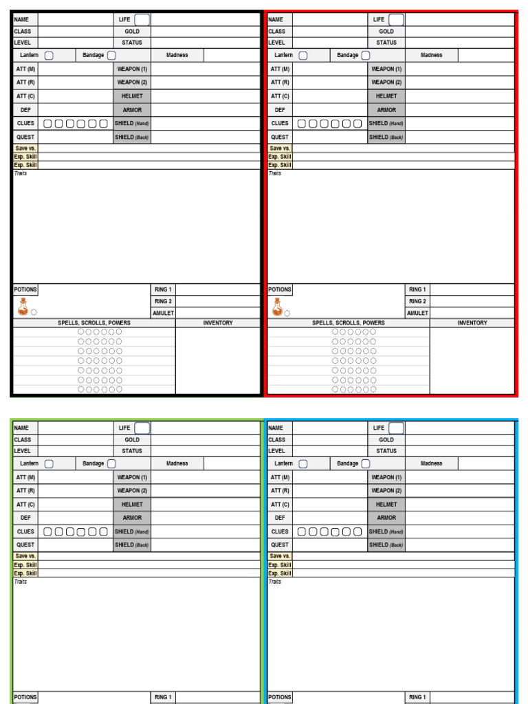 Character Sheet Large Pdf Role Playing Games Role Playing Video Games