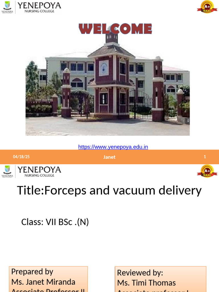 Forceps and Vacuum Delivery Techniques | PDF | Maternal Health | Childbirth