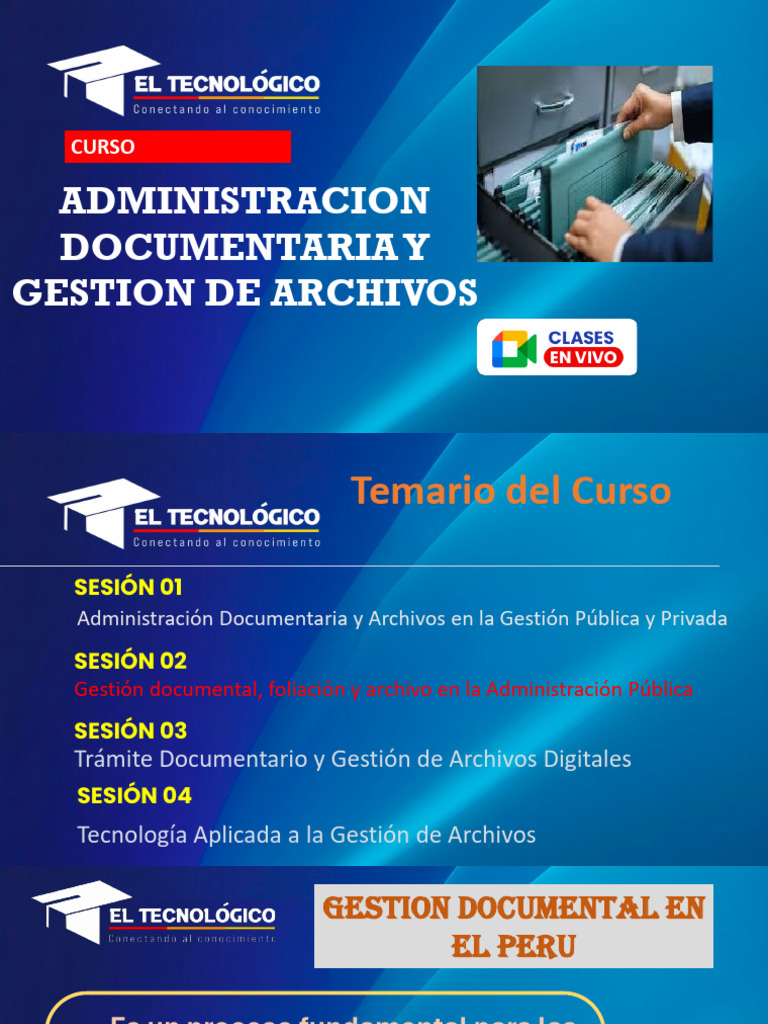 Módulo de Administración Documentaria | PDF | Gestión de registros | Archivo