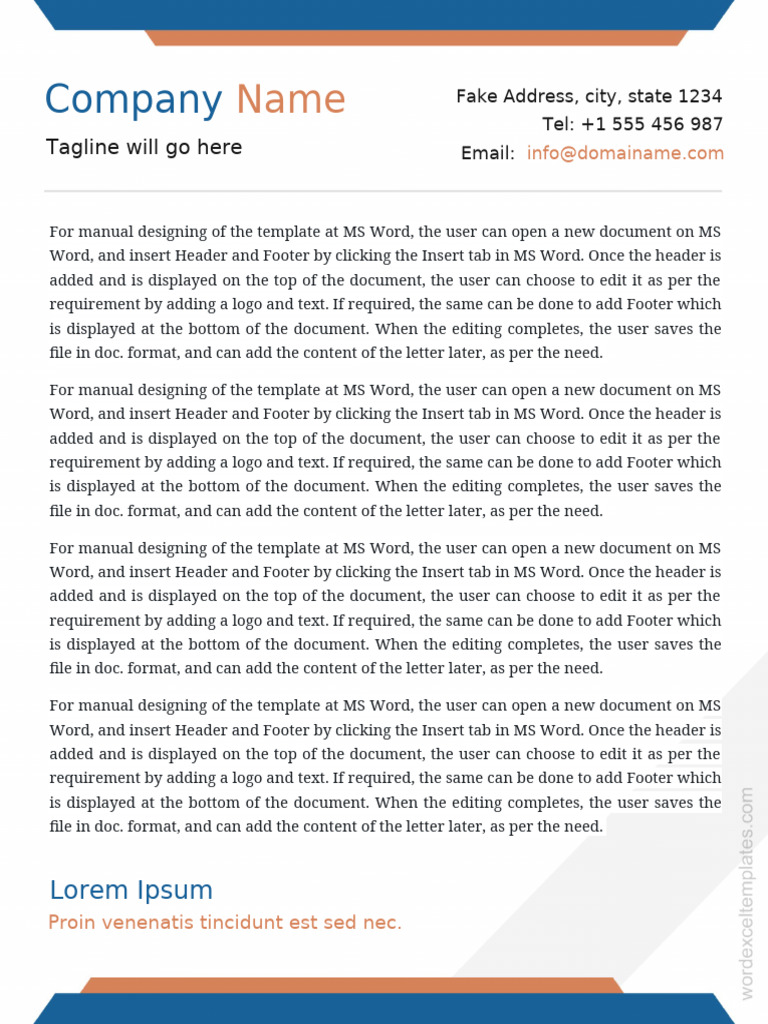 MS Word Template Design Guide | PDF