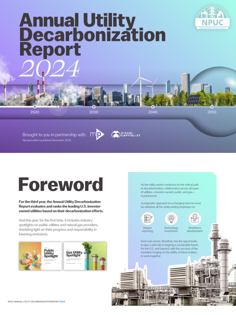 2024 Annual Decarbonization Report Updated | PDF | Climate Change Mitigation | Renewable Energy